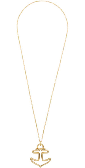 A.P.C. - Gold Long Ancre Necklace