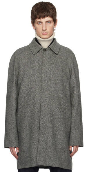 A.P.C. - Gray Pete Rain Coat