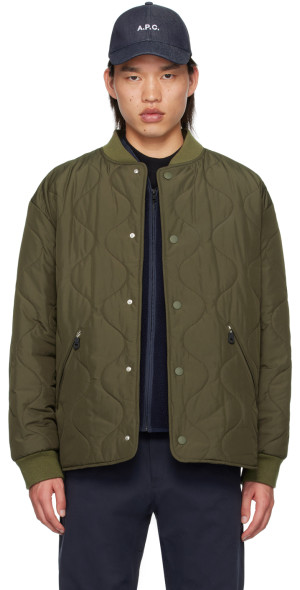 A.P.C. - Khaki Florent Bomber Jacket