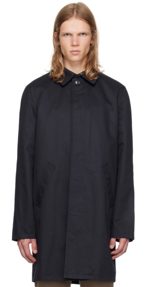 A.P.C. - Navy Urban Mac Coat