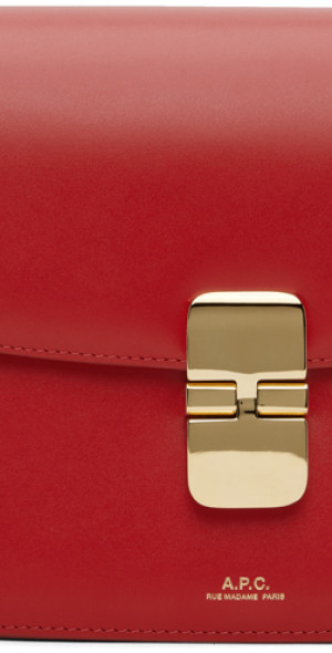 A.P.C. - Red Small Grace Bag