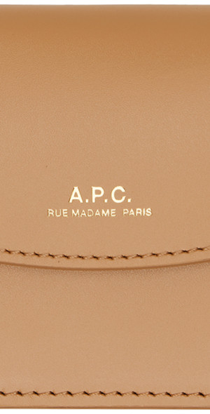 A.P.C. - Tan Genève Trifold Wallet
