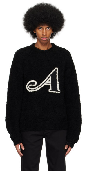 Awake NY - Black 'A' Sweater