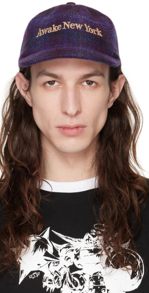 Awake NY - Purple Check Cap