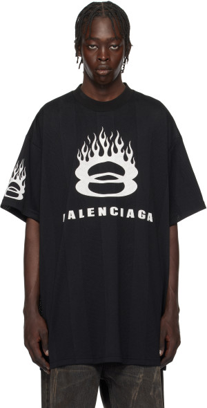 Balenciaga - Black Burning Unity T-Shirt