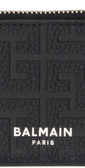Balmain - Black Leather Card Holder