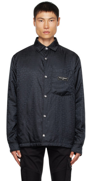 Balmain - Black Monogram Jacket