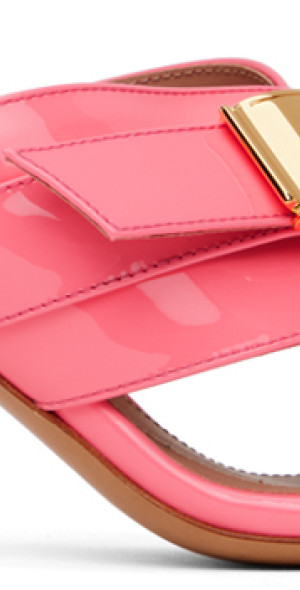 Balmain - Pink Uma Mules