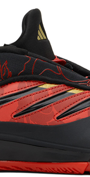 BAPE - Red adidas Originals Edition Dame 9 Camo Sneakers
