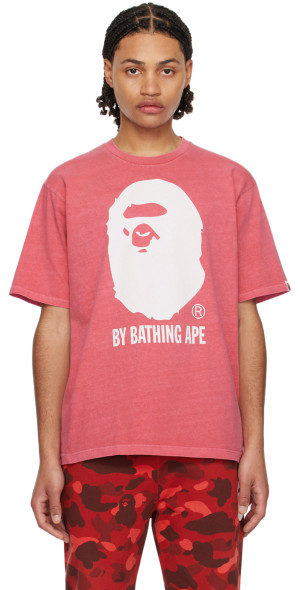 BAPE - Red Overdye T-Shirt