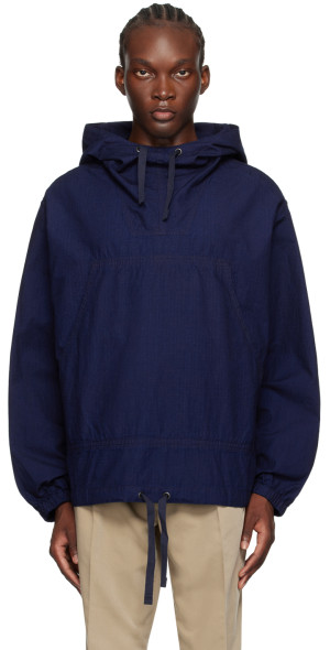 BEAMS PLUS - Indigo Military Smock Jacket