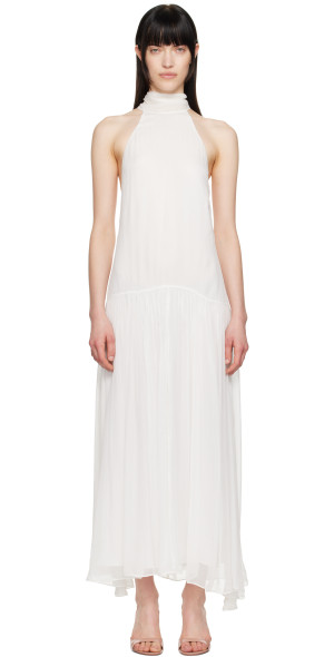 BEC + BRIDGE - BEC + BRIDGE White Inka High Neck Maxi Dress