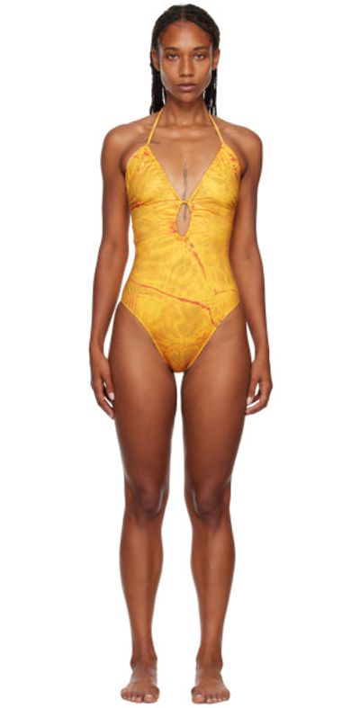 BINYA - SSENSE Exclusive Yellow Salina One-Piece Swimsuit