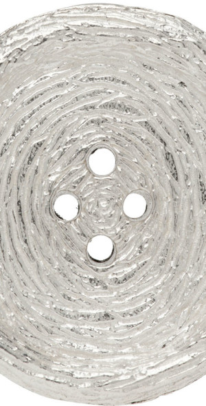 Bleue Burnham - Silver Plants See Everything Button