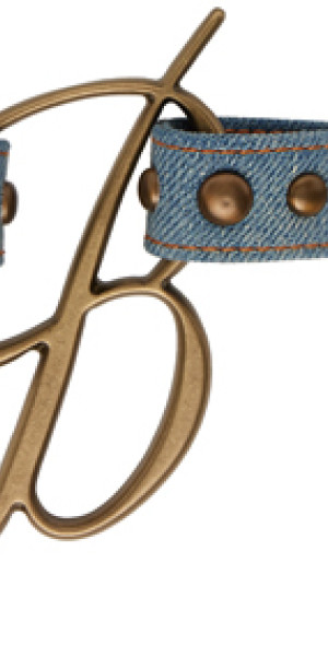 Blumarine - Blue Studded Belt