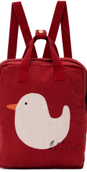 Bobo Choses - Kids Red Rubber Duck Backpack