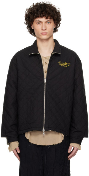 Bode - Black & Beige Bloomstein Quilted Reversible Jacket