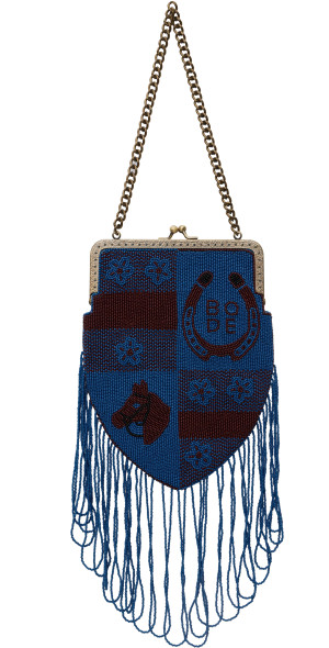 Bode - Blue & Burgundy Capri Bag