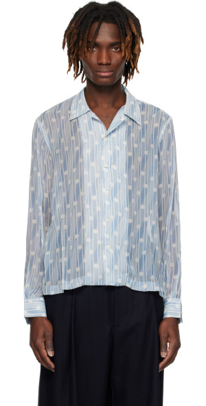 Bode - Blue Meridian Shirt