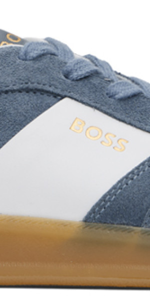BOSS - Blue Suede Sneakers