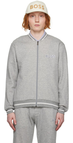 BOSS - Gray Zip Jacket
