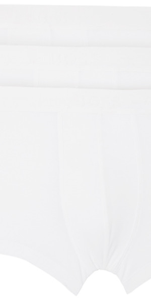 BOSS - Three-Pack White Boxer Briefs