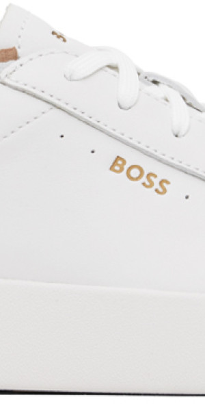 BOSS - White Belwar Tennis Sneakers
