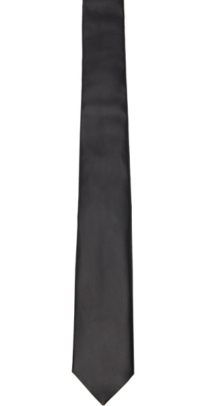 Bottega Veneta - Black Leather Tie