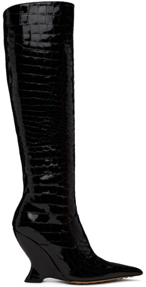 Bottega Veneta - Black Punta Boots