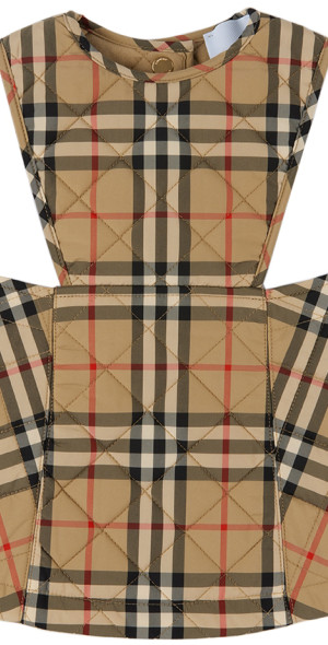 Burberry - Baby Beige Vintage Check Pinafore Dress