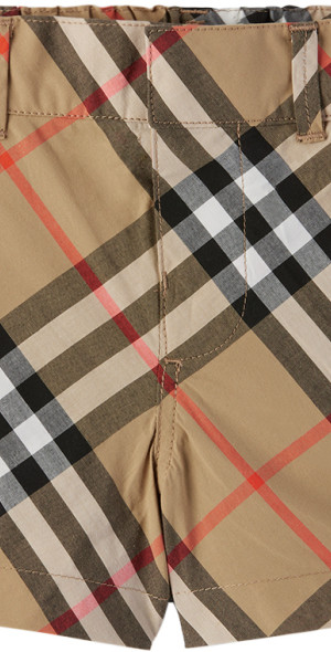 Burberry - Baby Tan Check Shorts