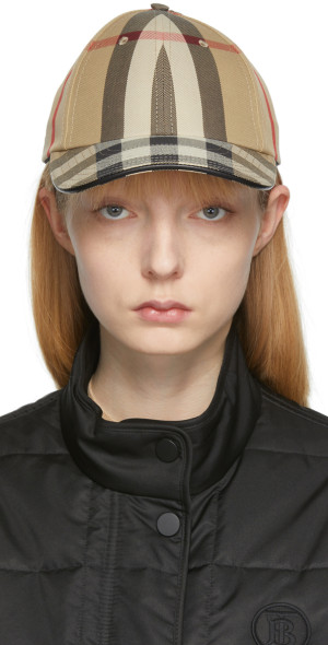 Burberry - Beige Giant Check Cap