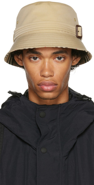 Burberry - Beige Heritage Bucket Hat