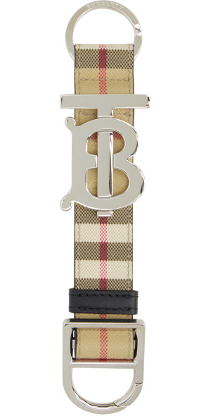 Burberry - Beige TB Vintage Check Key Ring