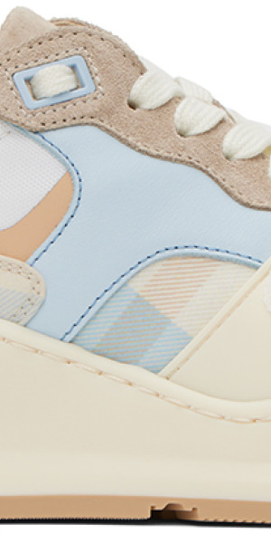Burberry - Blue Check Sneakers