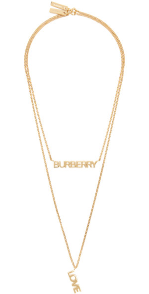 Burberry - Gold ' Love' Necklaces