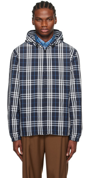Burberry - Navy Check Jacket