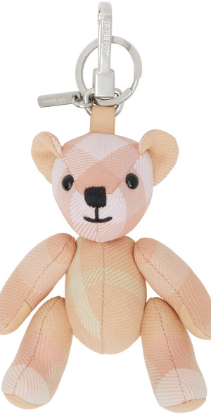 Burberry - Pink Thomas Bear Charm Keychain