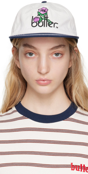 Butter Goods - White Windflowers Cap