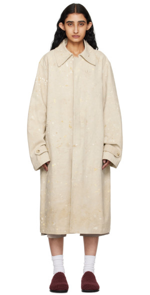 Carter Young - Off-White Drop-Cloth Chore Coat
