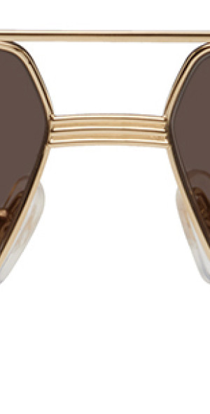 Cartier - Gold Aviator Sunglasses