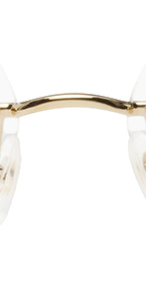 Cartier Gold Rimless Glasses