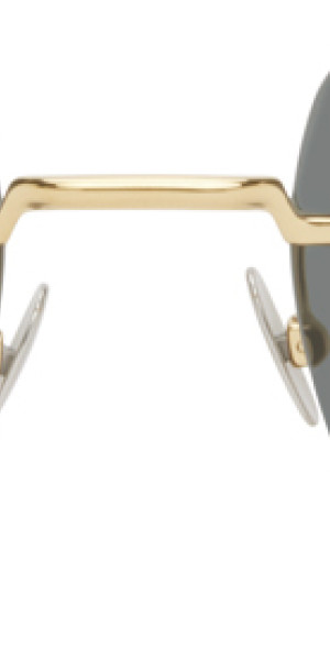 Cartier - Gold Square Sunglasses