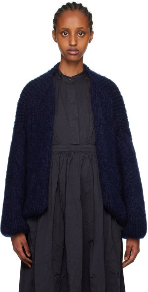 CASEY CASEY - Navy Short Cardigan