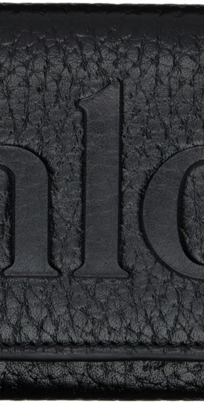 Chloé - Black Bikie Logo Wallet