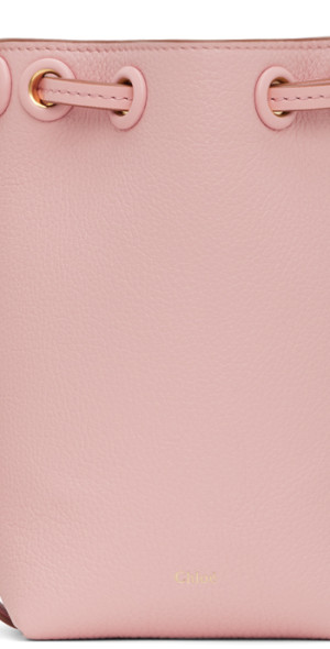 Chloé - Pink Micro Marcie Bucket Bag