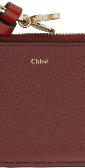 Chloé - Red Alphabet Coin Pouch