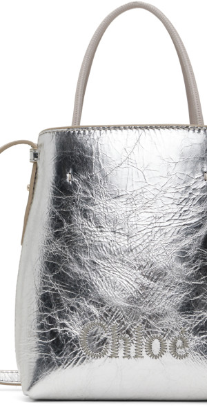 Chloé - Silver Micro Sense Tote