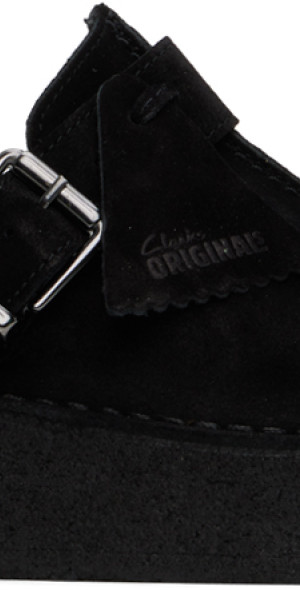 Clarks Originals - Black Trek Wedge Mules