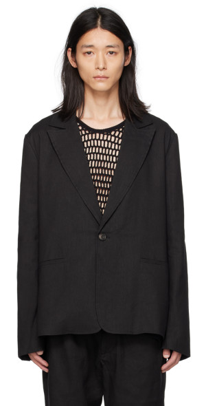 COMMAS - Black Single-Breasted Blazer